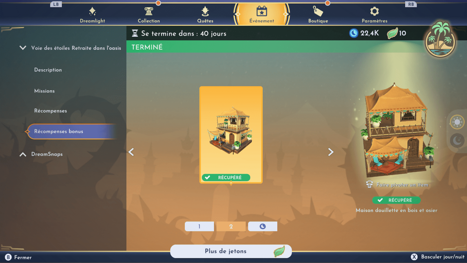 Guide des missions pour l'événement "Retraite dans l'Oasis" - Disney ...